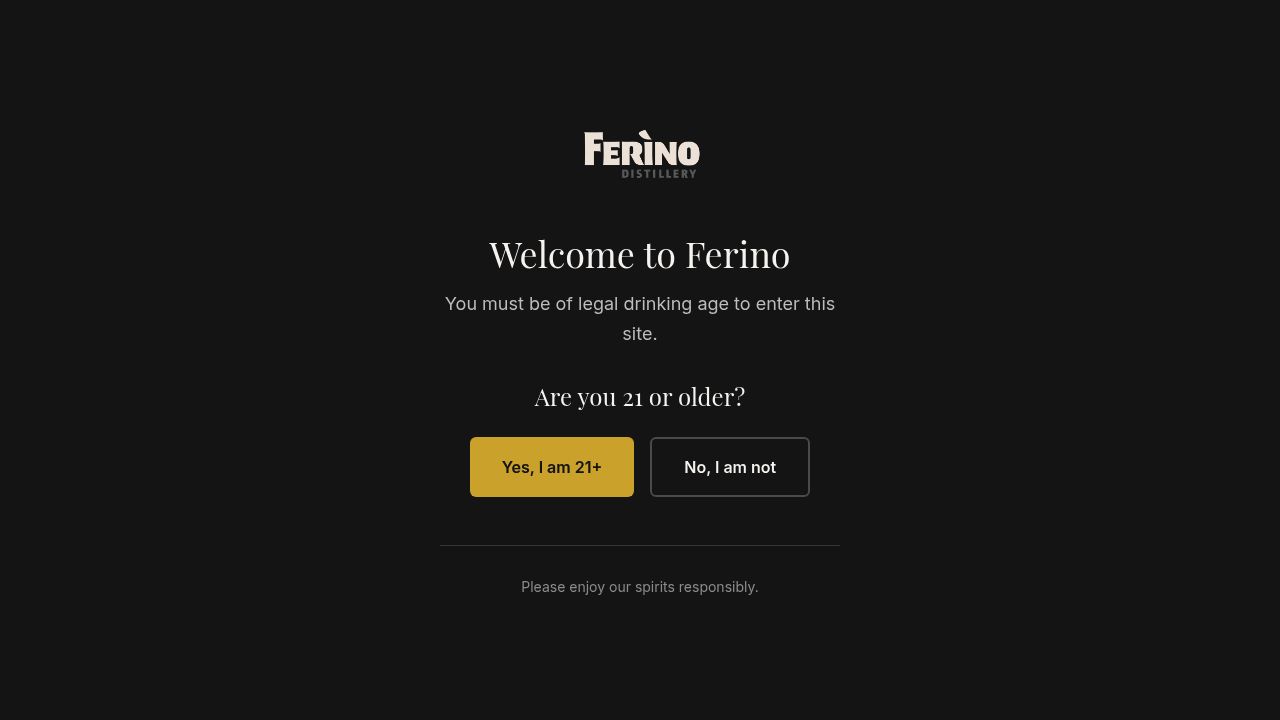 Ferino Distillery - Italian Inspired. American Made.