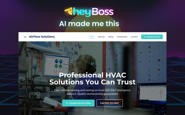 AirFlow Solutions - Professional HVAC Services - Heyboss AI