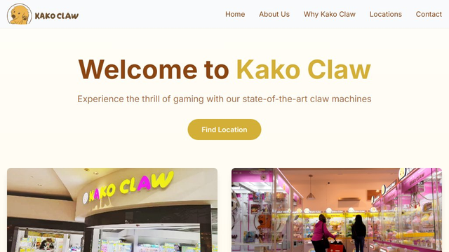 Kako Claw — A Reimagined Claw Machine Experience