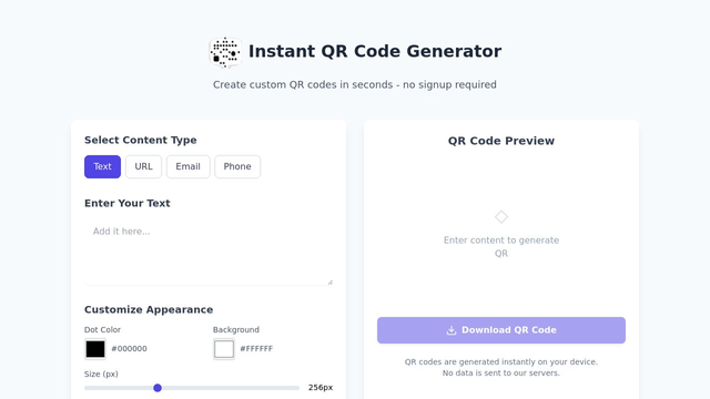 Free QR Code Generator - Create & Track QR Codes Instantly